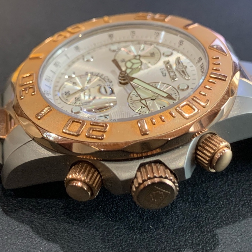 Invicta Swiss Elite Chronograph Stainless Steel/Rose … - Gem